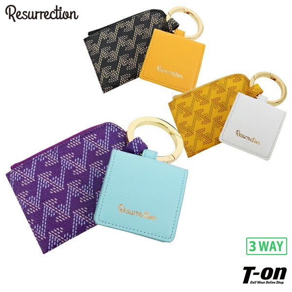 【送料無料】ゴルフマーカーケース＆ティーケース メンズ レディース レザレクション Resurrection ゴルフ canary-no2