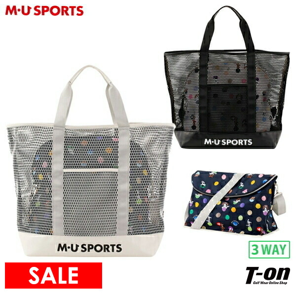 【50％OFFセール】トートバッグ レディース MUスポーツ エムユー スポーツ M.U SPORTS MUSPORTS  ゴルフ 703q1208