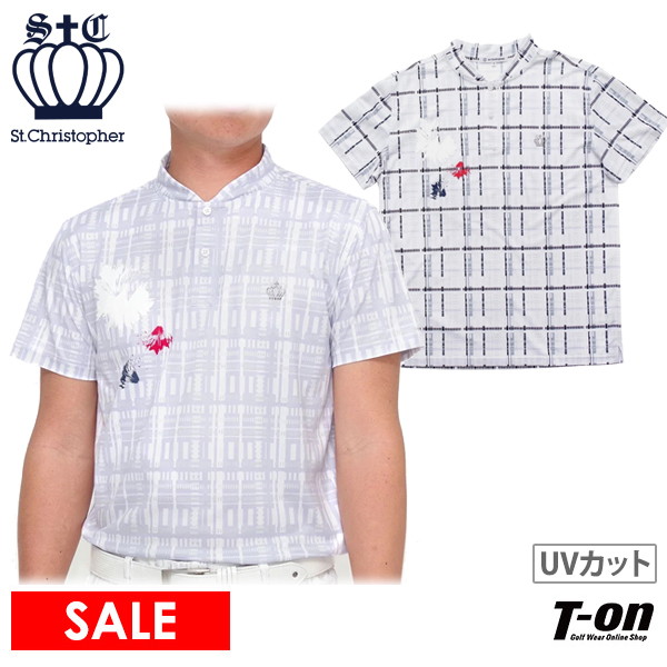 【30％OFFセール】ポロシャツ メンズ セントクリストファー St.Christopher  ゴルフウェア tm46100
