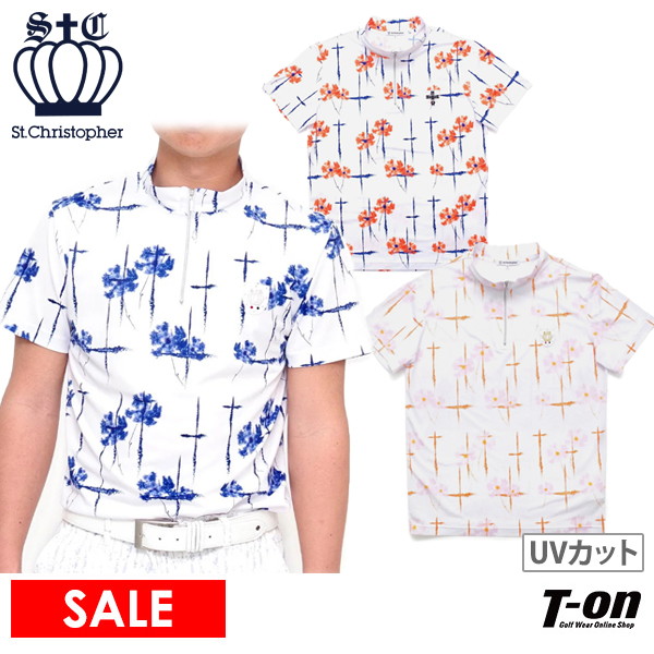 【30％OFFセール】ポロシャツ メンズ セントクリストファー St.Christopher  ゴルフウェア tm46102