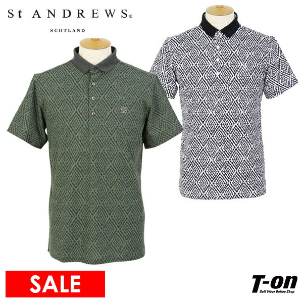 【大感謝祭P10倍】【送料無料】ポロシャツ メンズ セントアンドリュース St ANDREWS 2025 秋冬 新作 ゴルフウェア 042-5260803