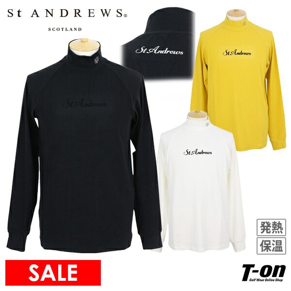 【大感謝祭P10倍】【送料無料】ハイネックシャツ メンズ セントアンドリュース St ANDREWS 2025 秋冬 新作 ゴルフウェア 042-5266151
