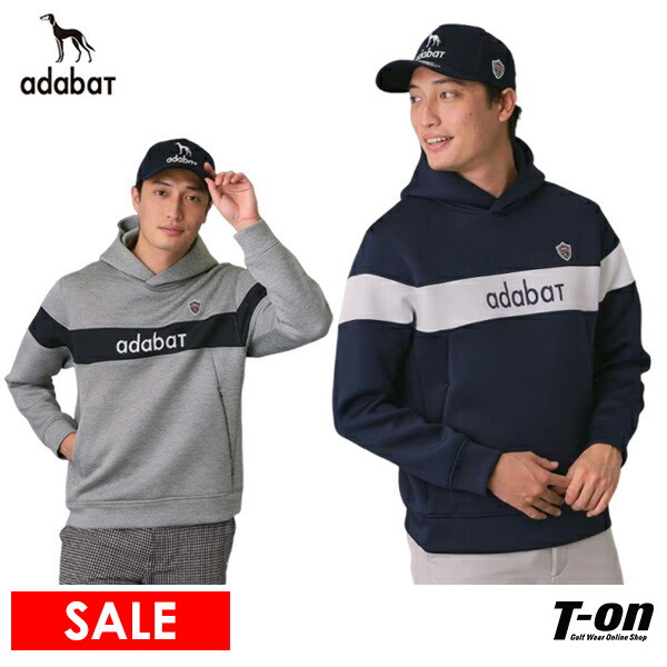 【タイムセール 12/23 13:00迄】パーカー メンズ アダバット adabat 2025 秋冬 新作 ゴルフウェア 082-14140 OFF