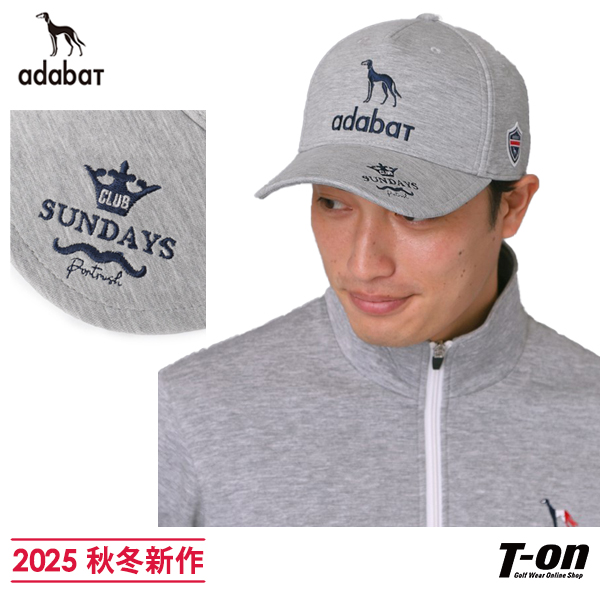 【タイムセール 12/23 13:00迄】キャップ メンズ アダバット adabat 2025 秋冬 新作 ゴルフ 098-04853 OFF