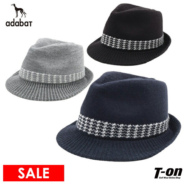 【タイムセール 12/23 13:00迄】ニットハット メンズ アダバット adabat 2025 秋冬 新作 ゴルフ 098-04950 OFF