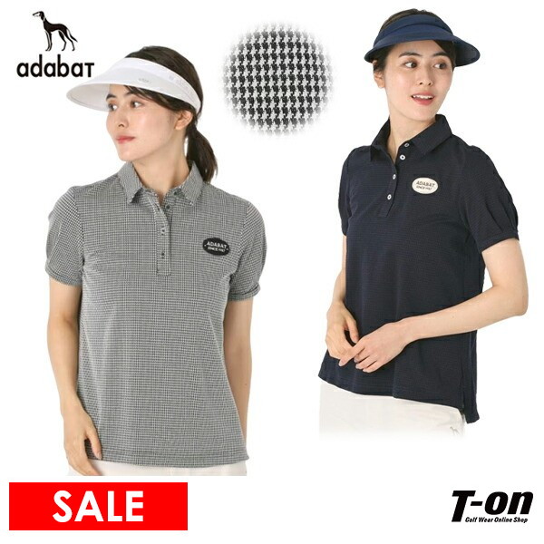 【タイムセール 12/23 13:00迄】ポロシャツ レディース アダバット adabat 2025 秋冬 新作 ゴルフウェア 119-13830 OFF