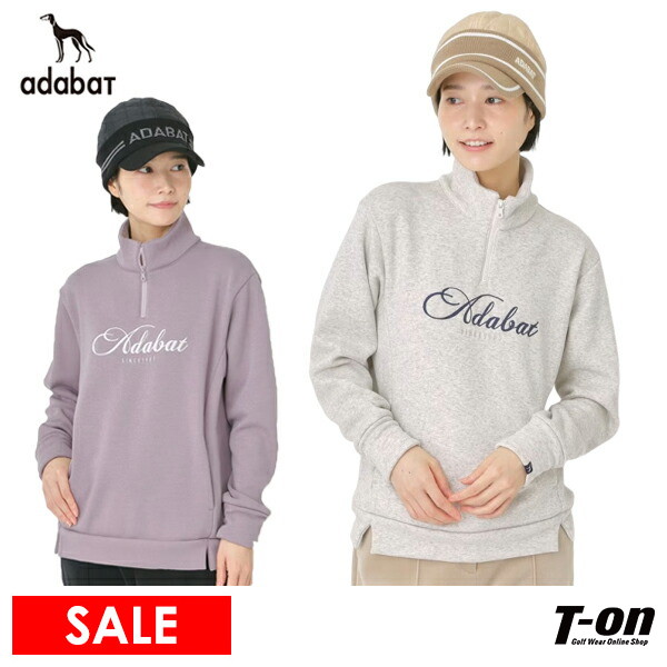 【タイムセール 12/23 13:00迄】トレーナー レディース アダバット adabat 2025 秋冬 新作 ゴルフウェア 119-14114 OFF