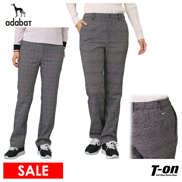 【タイムセール 12/23 13:00迄】パンツ レディース アダバット adabat 2025 秋冬 新作 ゴルフウェア 119-64100 OFF