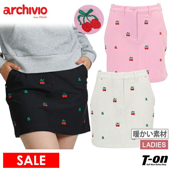【30％OFFセール】スカート レディース アルチビオ archivio 2025 秋冬 新作 ゴルフウェア a516112