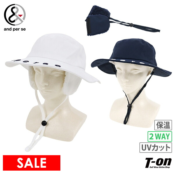 ハット メンズ レディース アンパスィ and per se 2025 秋冬 新作 ゴルフ auf8615