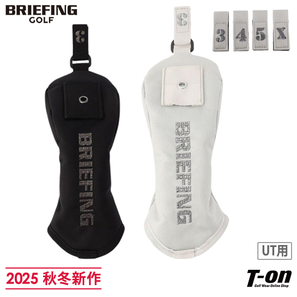 【大感謝祭P10倍】ヘッドカバー メンズ レディース ブリーフィング ゴルフ BRIEFING GOLF  2025 秋冬 新作 ゴルフ brg253g13