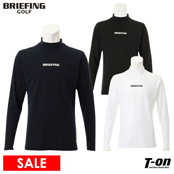 【大感謝祭P10倍】【メール便対応】ハイネックシャツ メンズ ブリーフィング ゴルフ BRIEFING GOLF 2025 秋冬 新作 ゴルフウェア brg253m24