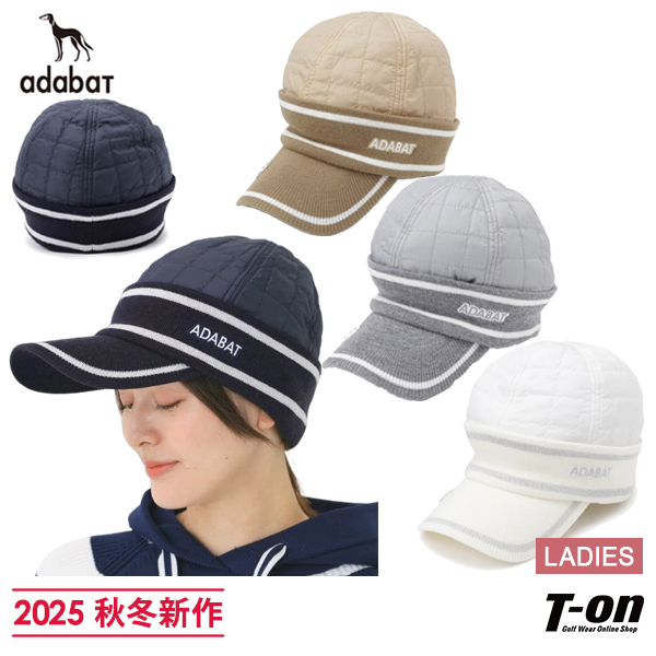 【タイムセール 12/23 13:00迄】キャップ レディース アダバット adabat 2025 秋冬 新作 ゴルフ c86-04150 OFF