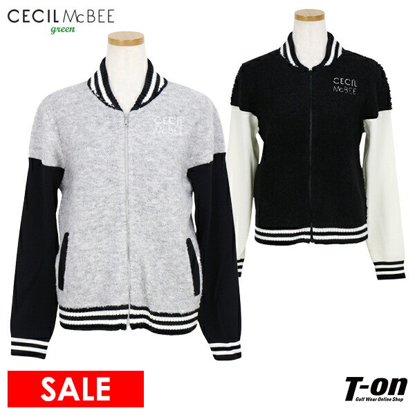 【送料無料】ブルゾン レディース CECIL McBEE green セシルマクビー グリーン ゴルフウェア cgf2411bl