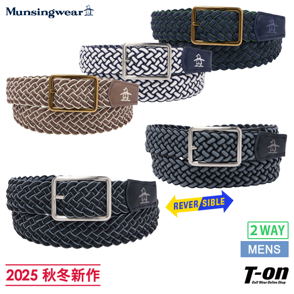 【大感謝祭P10倍】ベルト メンズ マンシングウェア Munsingwear 2025 秋冬 新作 ゴルフ mg5fbl00m