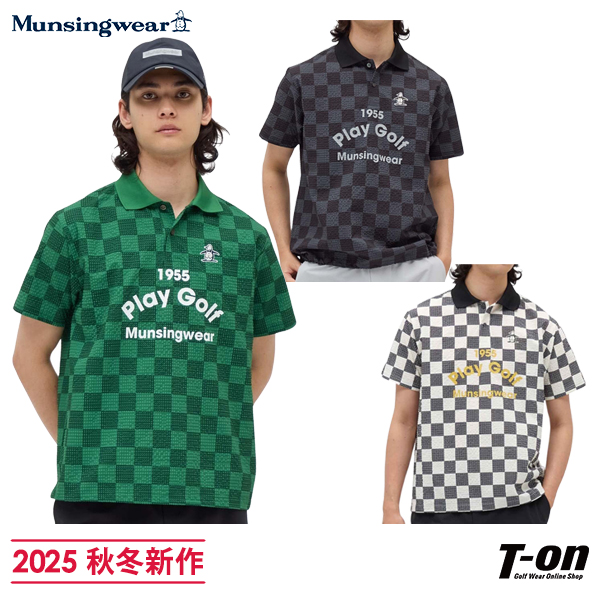 【大感謝祭P10倍】ポロシャツ メンズ マンシングウェア Munsingwear 2025 秋冬 新作 ゴルフウェア mg5fhs50m