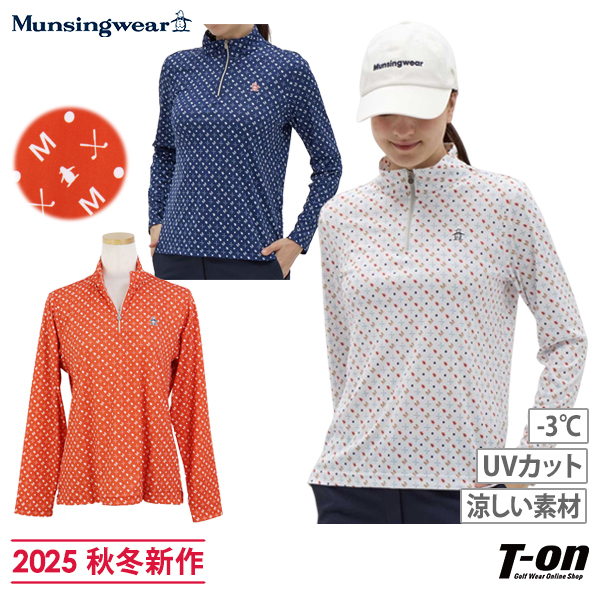 【大感謝祭P10倍】ポロシャツ レディース マンシングウェア Munsingwear 2025 秋冬 新作 ゴルフウェア mg5fls21l