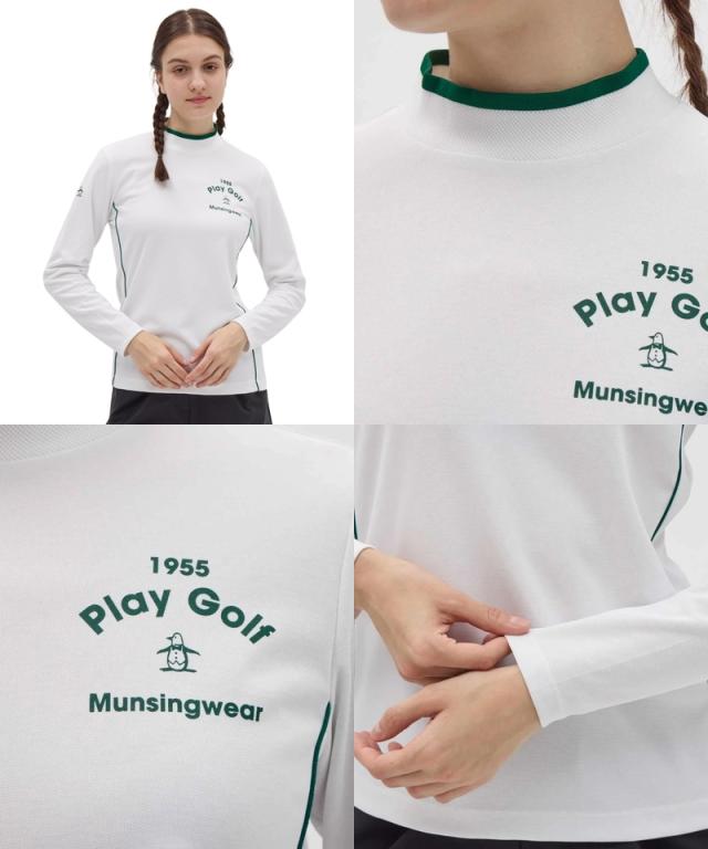 大感謝祭P10倍】ハイネックシャツ レディース マンシングウェア