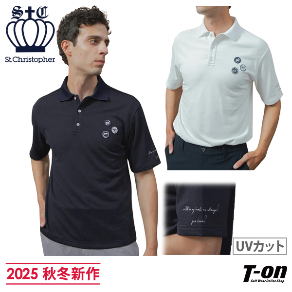 【送料無料】ポロシャツ メンズ セントクリストファー St.Christopher 2025 秋冬 新作 ゴルフウェア tm49100
