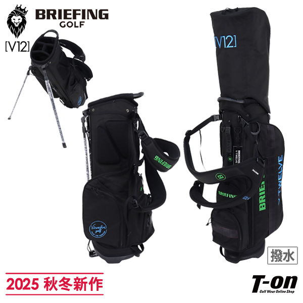 【送料無料】キャディバッグ メンズ レディース ヴィ・トゥエルブ×ブリーフィング V12ゴルフ×BRIEFING 2025 秋冬 新作 ゴルフ v122521-cb01