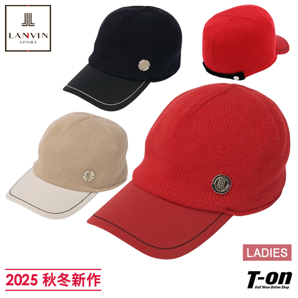 【大感謝祭P10倍】キャップ レディース ランバン スポール LANVIN SPORT 日本正規品 2025 秋冬 新作 ゴルフ vg5fcp41l