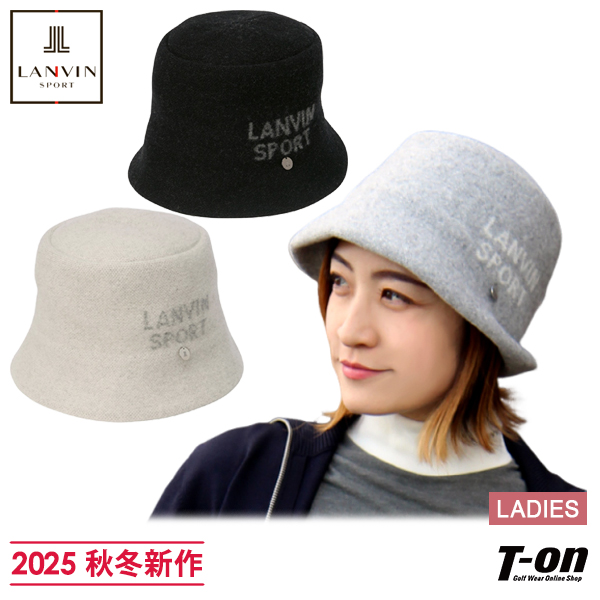 【大感謝祭P10倍】ハット レディース ランバン スポール LANVIN SPORT 日本正規品 2025 秋冬 新作 ゴルフ vg5fcp72l