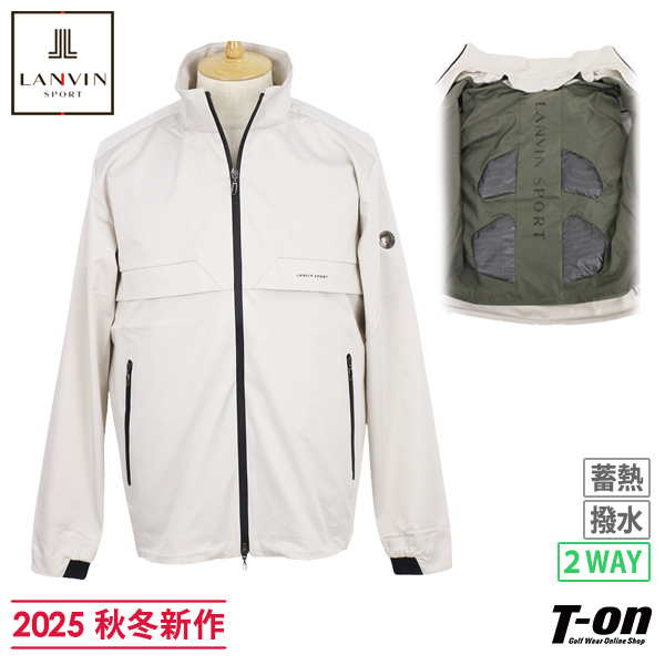 【大感謝祭P10倍】ブルゾン メンズ ランバン スポール LANVIN SPORT 日本正規品 2025 秋冬 新作 ゴルフウェア vg5fdj61m