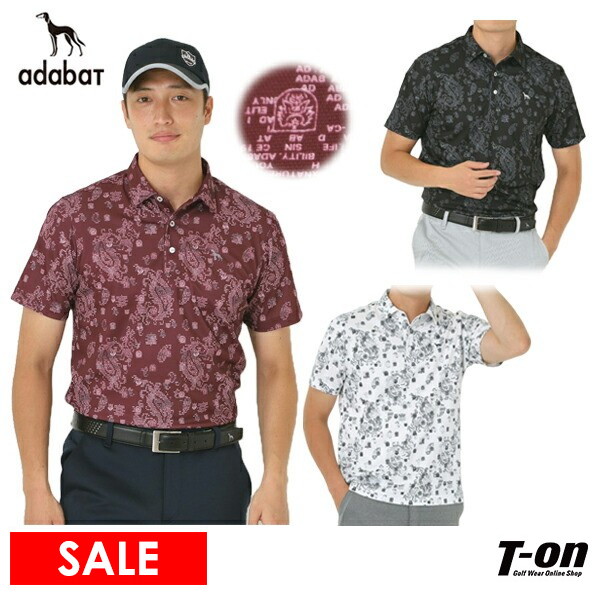 【タイムセール 12/23 13:00迄】ポロシャツ メンズ アダバット adabat 2025 秋冬 新作 ゴルフウェア 082-13831 OFF
