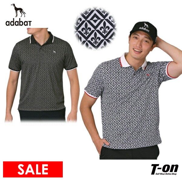 【タイムセール 12/23 13:00迄】ポロシャツ メンズ アダバット adabat 2025 秋冬 新作 ゴルフウェア 082-13863 OFF