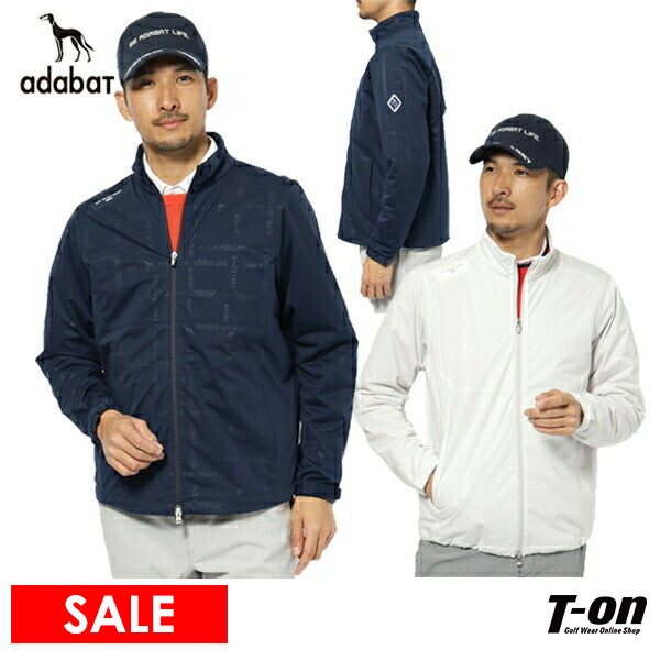 【タイムセール 12/23 13:00迄】ブルゾン メンズ アダバット adabat  ゴルフウェア 082-52200 OFF