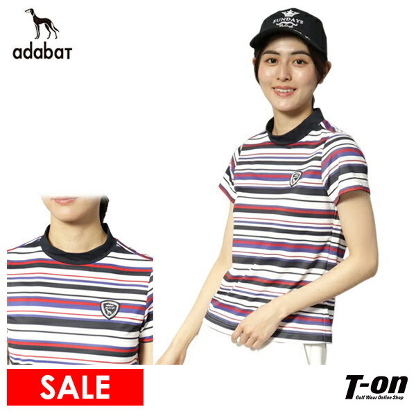 【送料無料】【メール便対応】半袖ハイネックシャツ レディース アダバット adabat 2025 春夏 新作 ゴルフウェア 119-12462の通販はau PAY マーケット - T-on ...