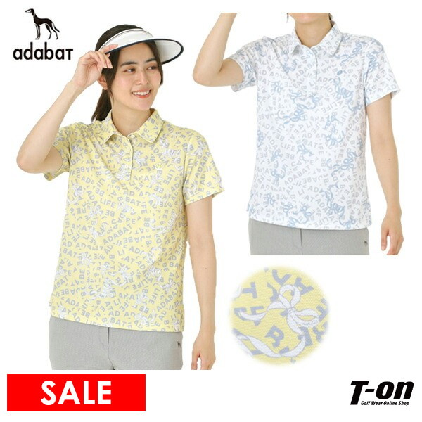 【タイムセール 12/23 13:00迄】ポロシャツ レディース アダバット adabat 2025 秋冬 新作 ゴルフウェア 119-13832 OFF