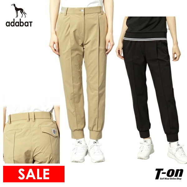 【タイムセール 12/23 13:00迄】ロングパンツ レディース アダバット adabat  ゴルフウェア 119-62442 OFF