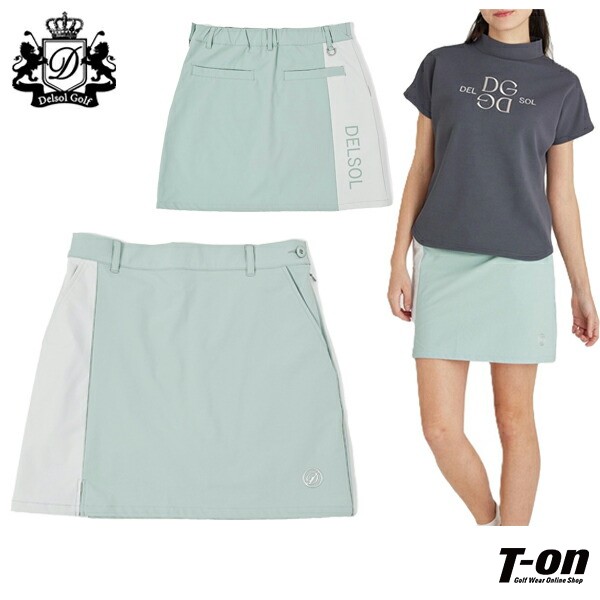 スカート レディース デルソルゴルフ DELSOL GOLF ゴルフウェア 7872