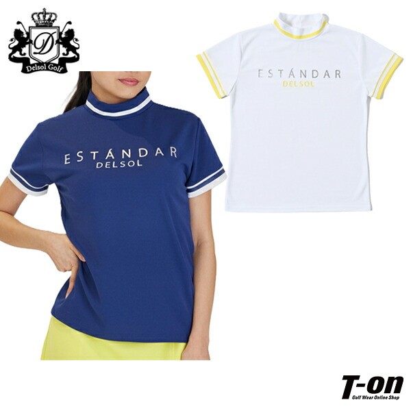 【メール便対応】ハイネックシャツ レディース デルソルゴルフ DELSOL GOLF ゴルフウェア 7890