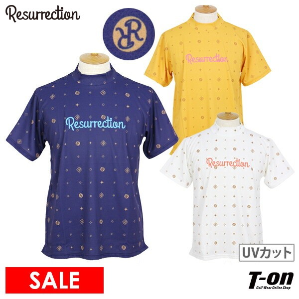 【30％OFFセール】ハイネックシャツ メンズ レザレクション Resurrection  ゴルフウェア be12in30-m