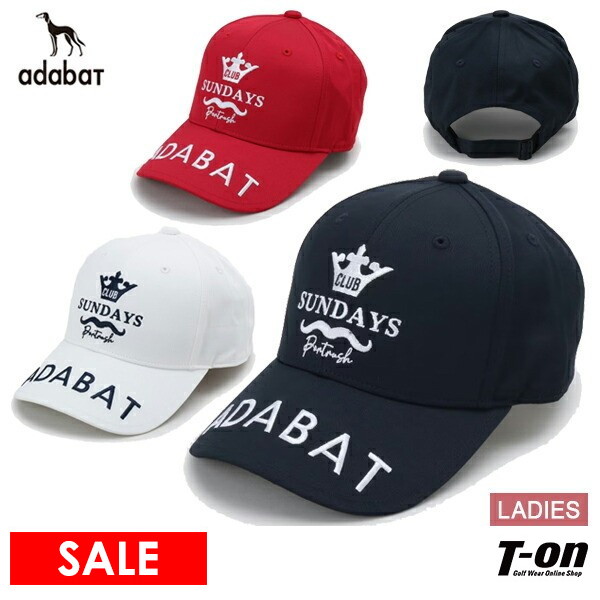 【タイムセール 12/23 13:00迄】キャップ レディース アダバット adabat  ゴルフ c86-01318 OFF