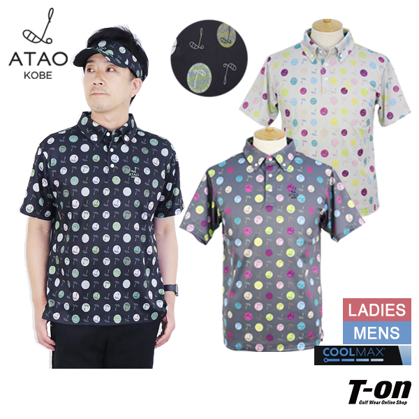 【送料無料】ポロシャツ メンズ レディース アタオ ゴルフ ATAO GOLF ゴルフウェア g0019