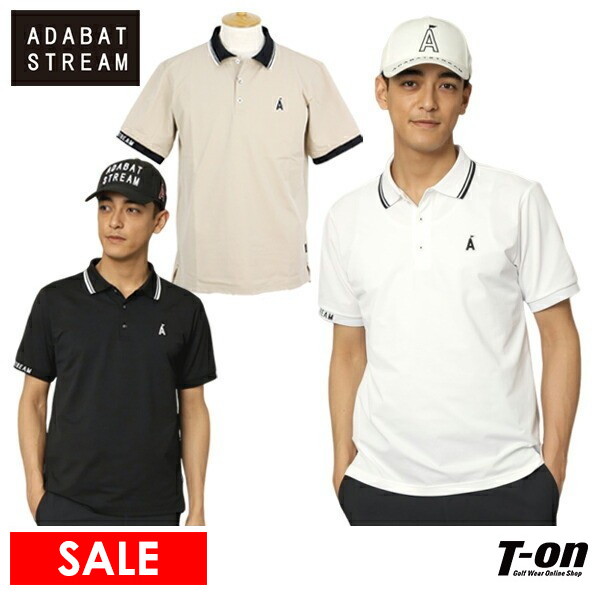 【タイムセール 12/23 13:00迄】ポロシャツ メンズ アダバット ストリーム ADABAT STREAM  ゴルフウェア s69-12289 OFF