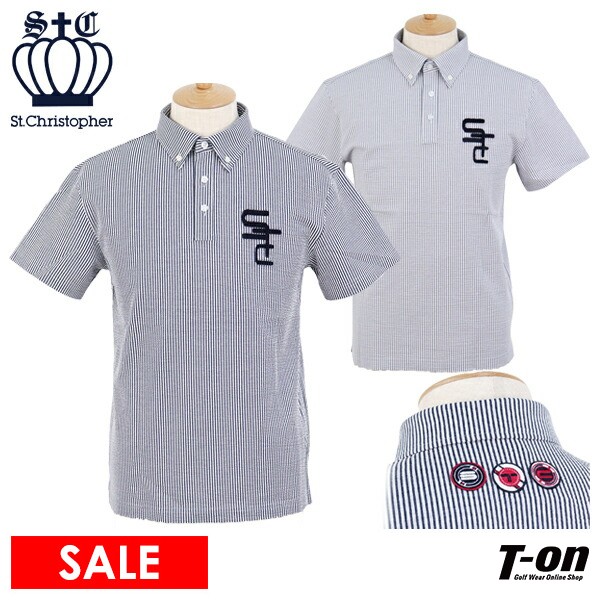 【30％OFFセール】ポロシャツ メンズ セントクリストファー St.Christopher  ゴルフウェア tm48105
