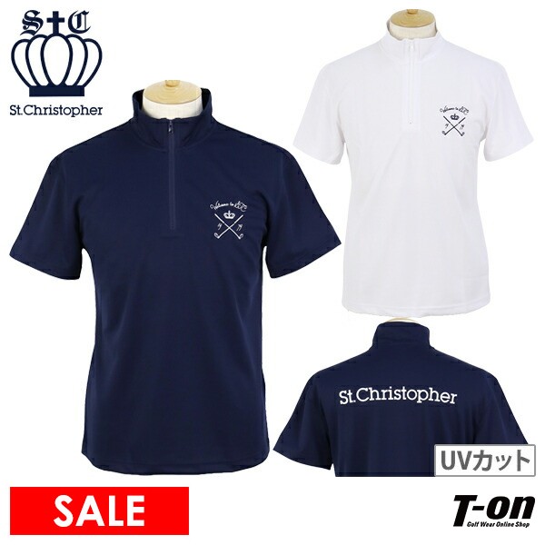 【30％OFFセール】ポロシャツ メンズ セントクリストファー St.Christopher  ゴルフウェア tm48108