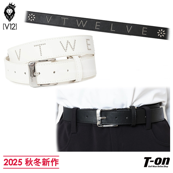 【送料無料】ベルト メンズ レディース V12 ゴルフ ヴィ・トゥエルブ 2025 秋冬 新作 ゴルフ v122520-bl01