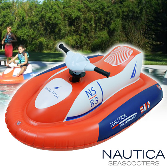 水上バイク WAVEMAKER  速度3.2 km/h 【 子供1人乗用  水上スクーター アクアクルーザー ジェット ジェットスキー 海 シースクーター 充電式 子供 子ども 海水浴 プール 遊ぶ 防水 SEASCOOTER 】