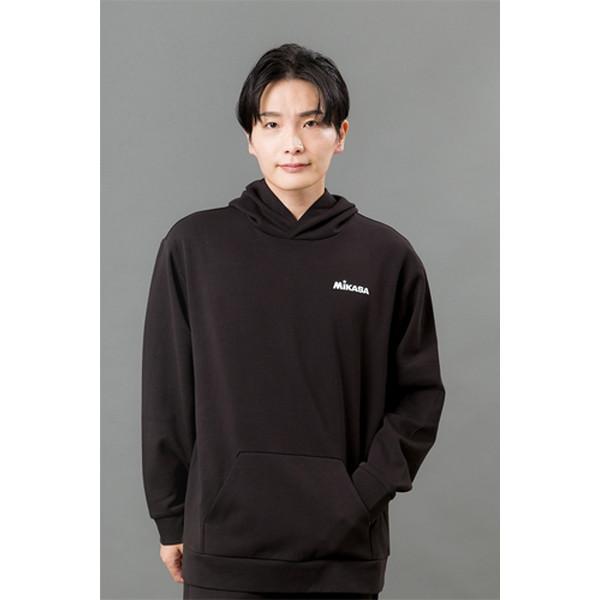 ミカサ MIKASA マルチスポーツ ルーズプルオーバーフーディー ブラック ユニセックス 2630-BK