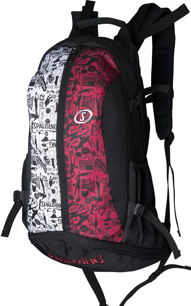 SPALDING スポルディング ケイジャー グラフィティレッド バスケット バッグ 40007GR