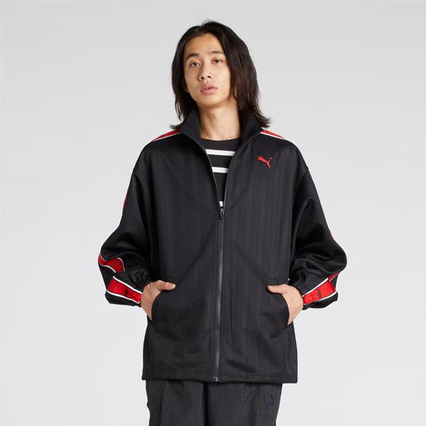 PUMA プーマ SHADOW STRIPE ニットジャケット マルチスポーツ トレーニングシャツメンズ 527754-01 ジャージ