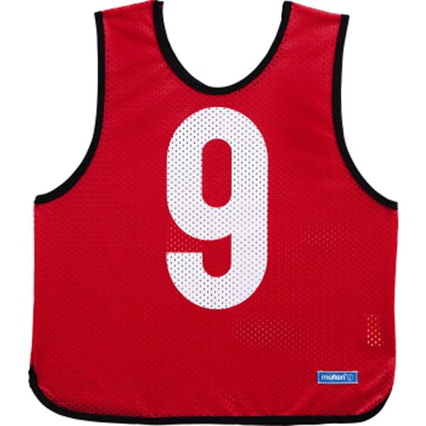 モルテン Molten ゲームベスト ジュニア 赤 10枚組み 11〜20 マルチスポーツ ウェア GB0212R ジュニア ボーイズ ビブス