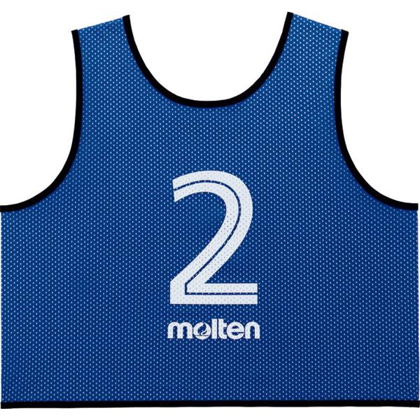 モルテン molten ゲームベスト GV10枚セット ブルー GS0113B