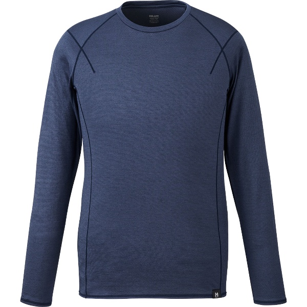 MILLET ミレー ウビック ウール デュアル クルー アウトドア インナーシャツ メンズ MIV02130-N7317 長袖