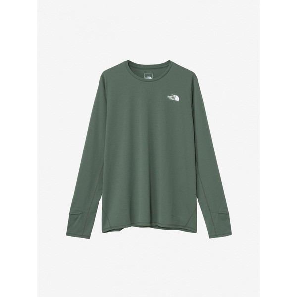 ザ・ノース・フェイス THE NORTH FACE  ロングスリーブブリーズレンジランクルー レディース NTW12578-DG 長袖Tシャツ